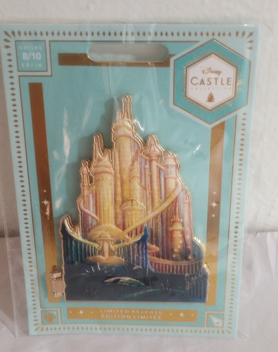 Disney Castle Collection Pin Ariel Little Mermaid Castle 8 of 10 NEW | eBay