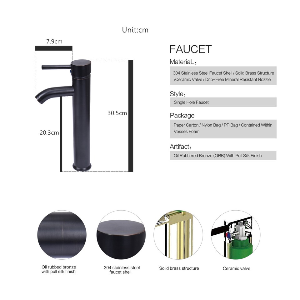 Tempered Glass Basin Sink Vanity Bathroom Clockroom Countertop Wash ...