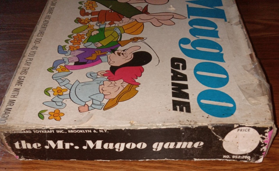 Vintage 1964 - Mr. Magoo Board Game - Standard ToyKraft Game *RARE* | eBay