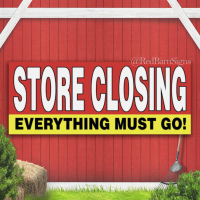 STORE CLOSING Vinyl Banner Clearance Sale Sign | eBay