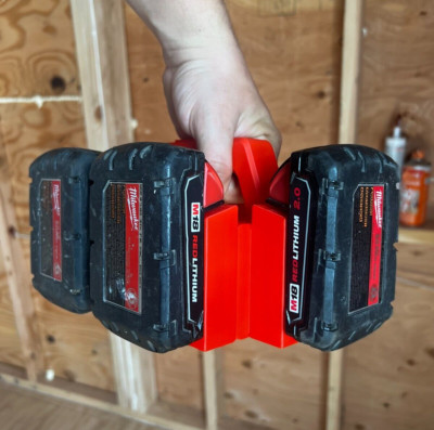 Milwaukee M18 Battery Caddy | Carrying Case | Battery Holder | Holds 6 ...