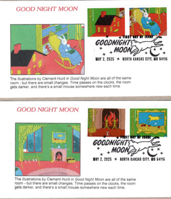 Goodnight Moon, SET of 4 Different First Day Covers with All 8 stamps | eBay
