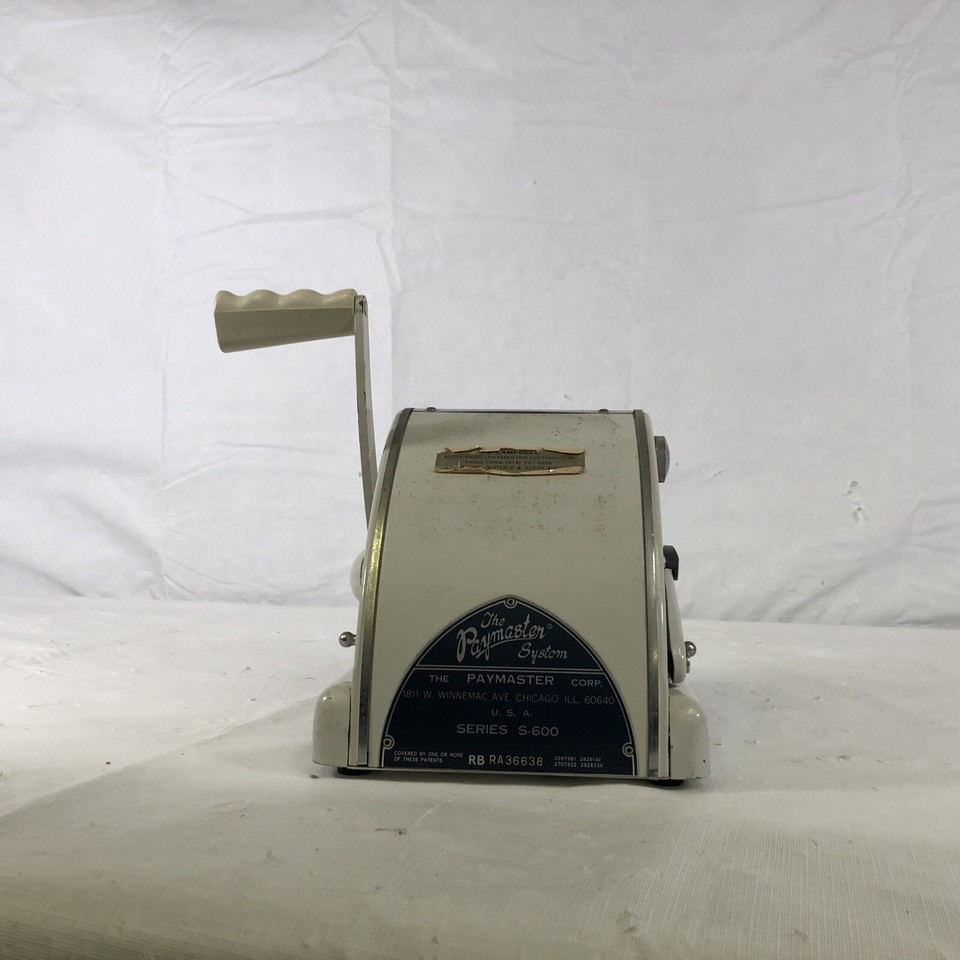 Vintage Paymaster Series X-550 7 Column Check Writer - Will need more ...