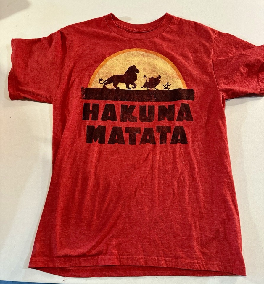 The Lion King Shirt Hakuna Matata Men’s Medium Disney Authentic ...