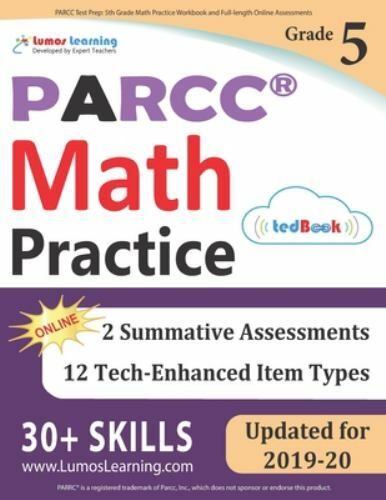 PARCC Test Prep: 5th Grade Math Practice Workbook and Full-length ...