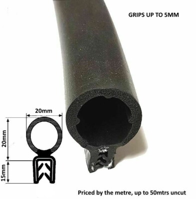 Large Car Door Boot Bonnet Rubber Edge Edging Trim Seal Pad Protect ...