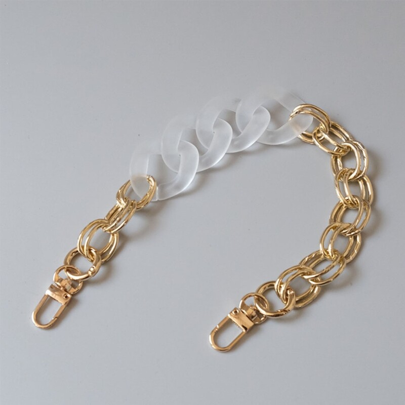 Bag Handle Chain DIY Acrylic Resin Handbag Strap Shoulder Purse ...