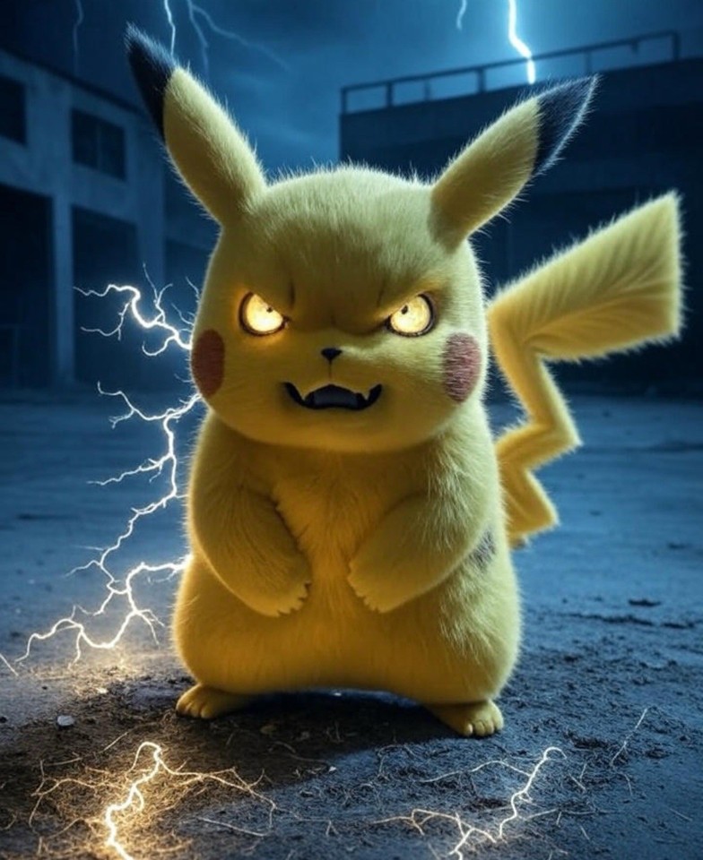 Evil Pikachu Pokémon Artwork Possessed Grotesque Devil Encrypted Fine ...