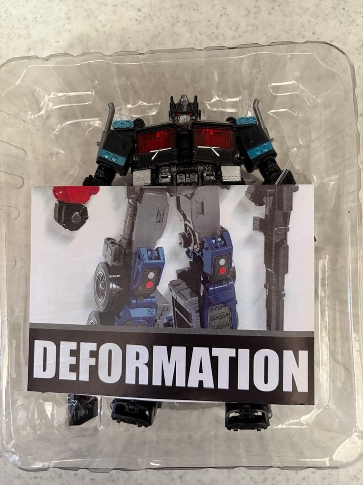 Transformers Optimus Prime Black Version Action Figure Unopened Box ...