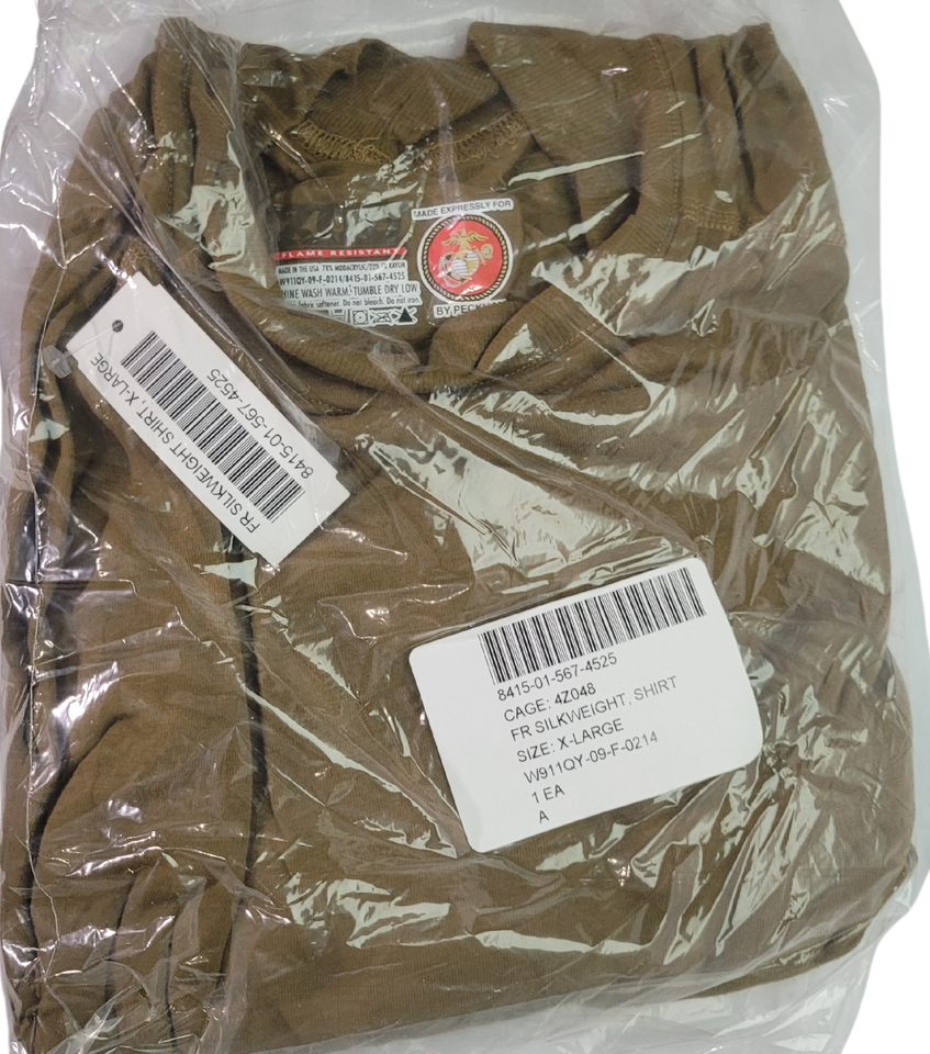 USMC FROG Military Flame Resistant silkweight Layer Shirt XL - NEW in ...