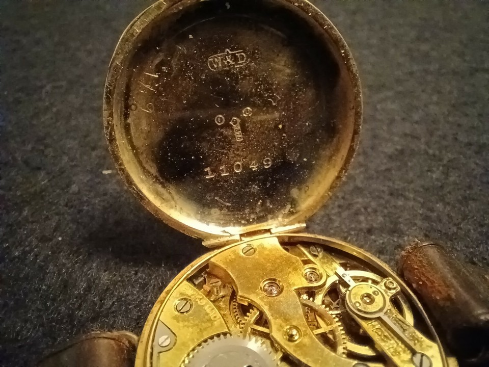 Rolex W&D Antique Vintage Watch Extremely Rare 9ct Solid Gold case and ...