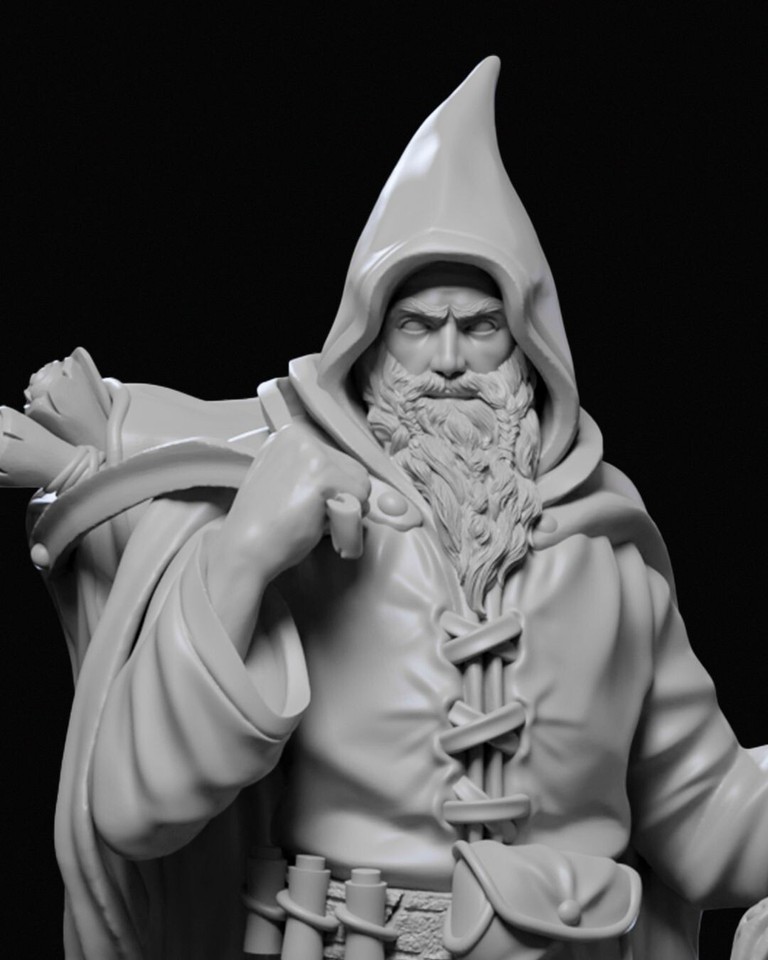 Karadim Wandering Mage D&D Pathfinder Fantasy Tabletop 3Dprint | eBay