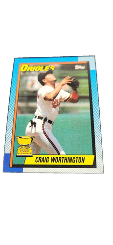 RKC Topps # Lot of 1 1990 Craig Worthington All Star Rookie Baseball ...