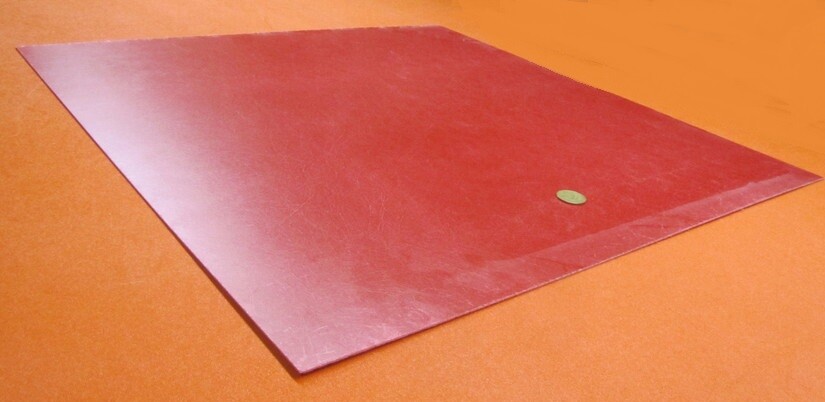 GPO3 Electrical Red Fiberglass Sheet 1/16" Thick x 24.0" Wide x 24.0 ...