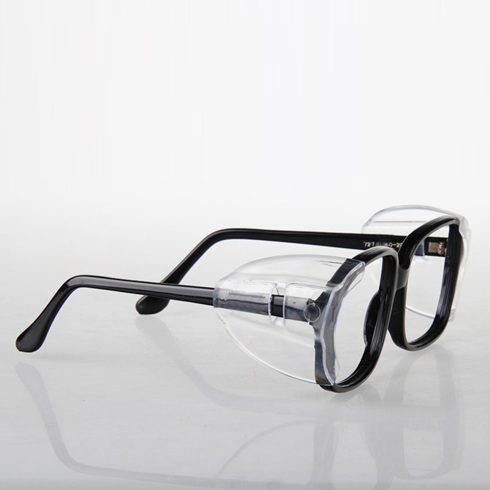 2 Pairs Flexible TPU Safety Optical Glasses Side Shield Wings Eyewear ...
