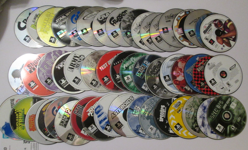 50 Loose Discs Disc only Playstation PS1 Game Lot - Scratched Untested ...