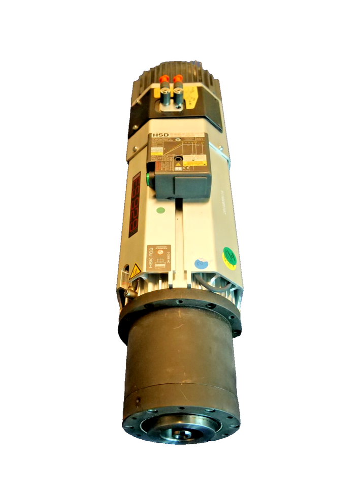 CNC Spindle Motor – 9kW (12HP), HSK F63 Taper, 24000 RPM, Fan Cooled ...