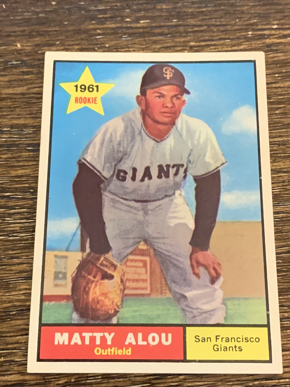 1961 TOPPS MATTY ALOU #327 RC ROOKIE GIANTS EXCELLENT+ OR BETTER | eBay