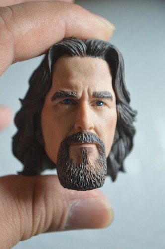 Custom 1/6 Jeff Bridges Head Sculpt for 12" Hot Toys Phicen COO Male ...