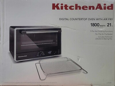 **NEW** KitchenAid KCO124BM Digital Countertop Oven with Air Fry ...