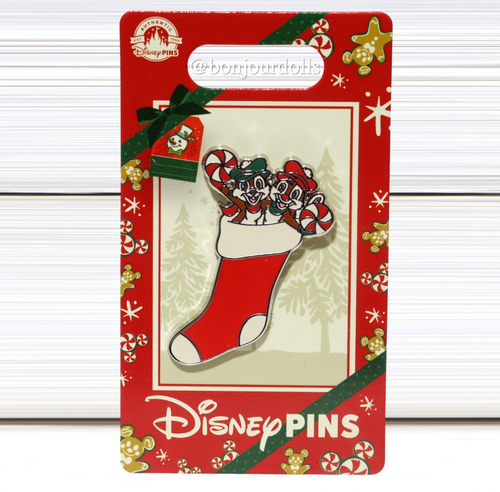 Disney Pin - Chip Dale Holidays Stocking Christmas | eBay