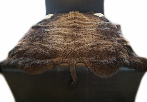 Buffalo Hide Rug, 'Large' Premium Winter Coat Tanned Bison Rug, Made In ...