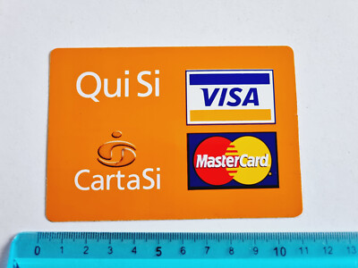 Autocollant Papier Mastercard Visa Timbre Klebstoff Vintage | eBay