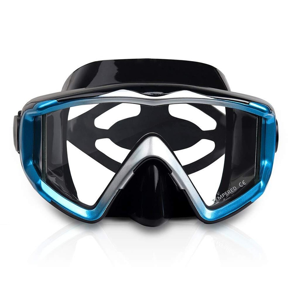 scuba diving mask tempered glass lens swim snorkeling dive mask ...