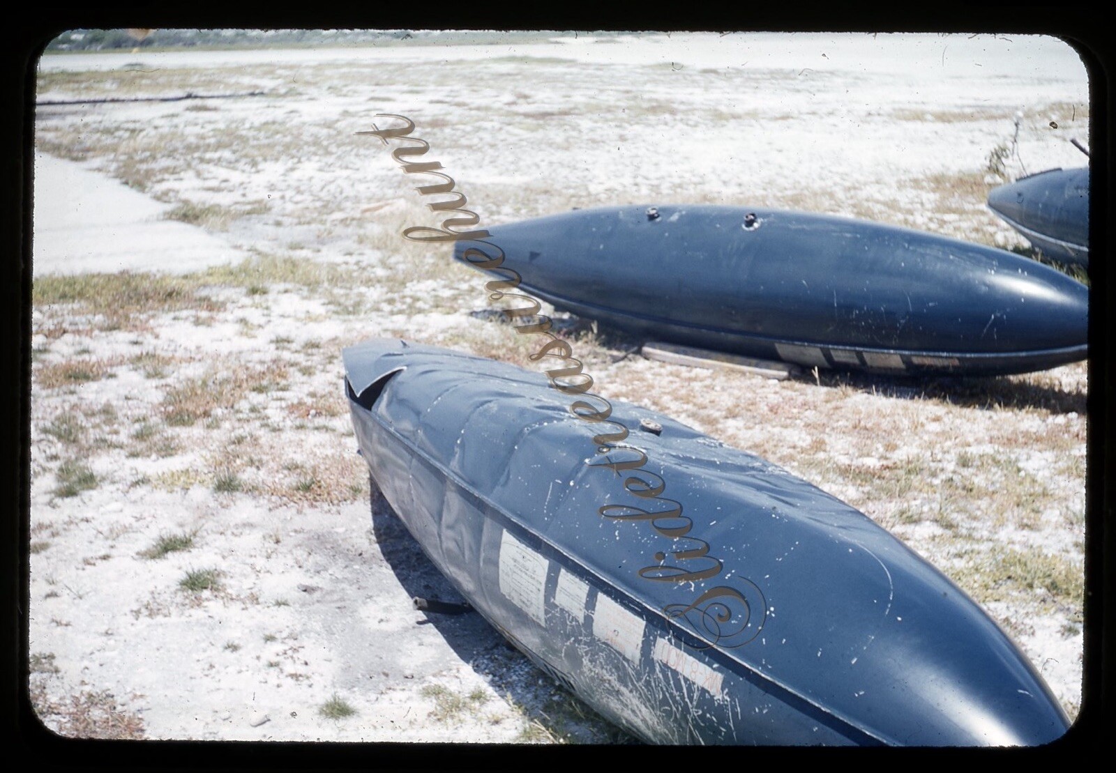 Military Aircraft Pontoons Floats 35mm Slide 1950s Red Border ...