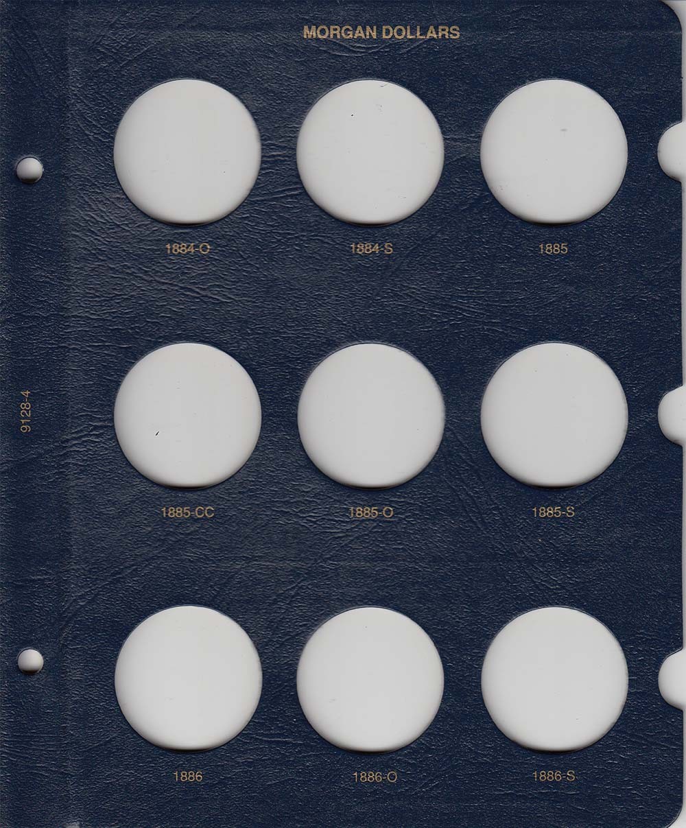 Morgan Dollar Coin Album 1878-1891 Whitman 9128 Collector Gift Free US ...