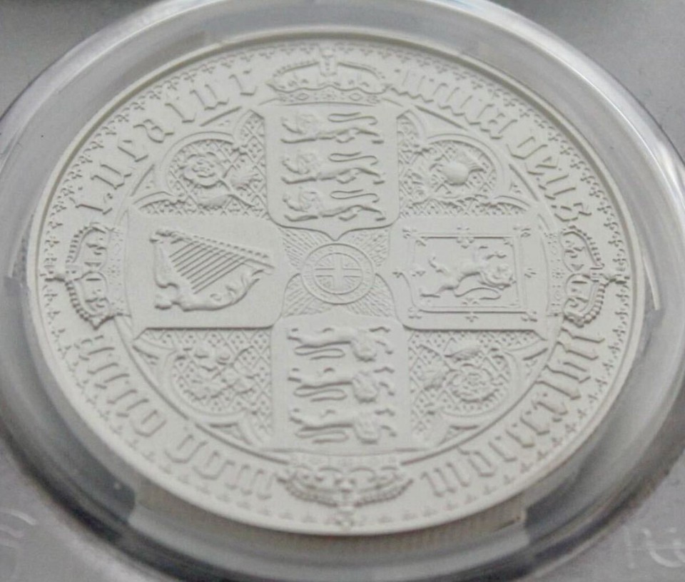 2021 New Gothic Crown Alderney PCGS PR70 £5 Coin Matte Silver Great ...
