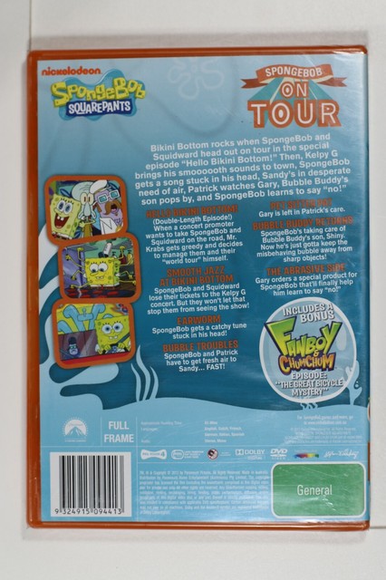 Spongebob Squarepants - Spongebob On Tour (DVD, 2012) for sale online ...