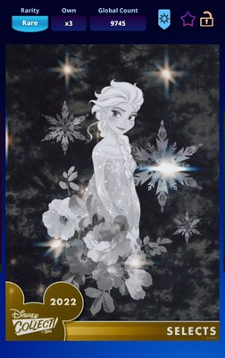 Topps Disney Collect Digital 2022 Selects Floral Frozen ELSA Motion | eBay