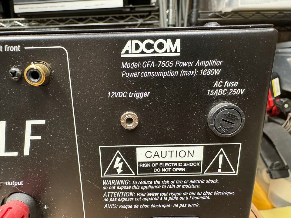 ADCOM GFA 7605 power amplifier | eBay