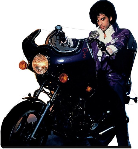Prince - Purple Rain Motorcycle 50"Tall Cardboard Cutout Standee PARTY ...
