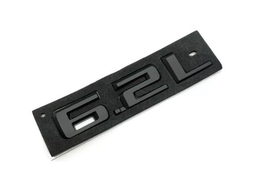 2014-2025 Chevrolet Silverado 6.2L Gloss Black Emblem 84192174 GMC ...