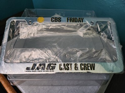 JAG TV License Plate Frame for Cast and Crew - CBS Friday | eBay
