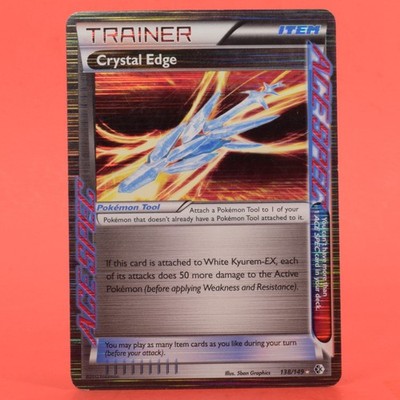 Pokemon TCG Card English Boundaries Crossed Crystal Edge 138/149 Holo ...