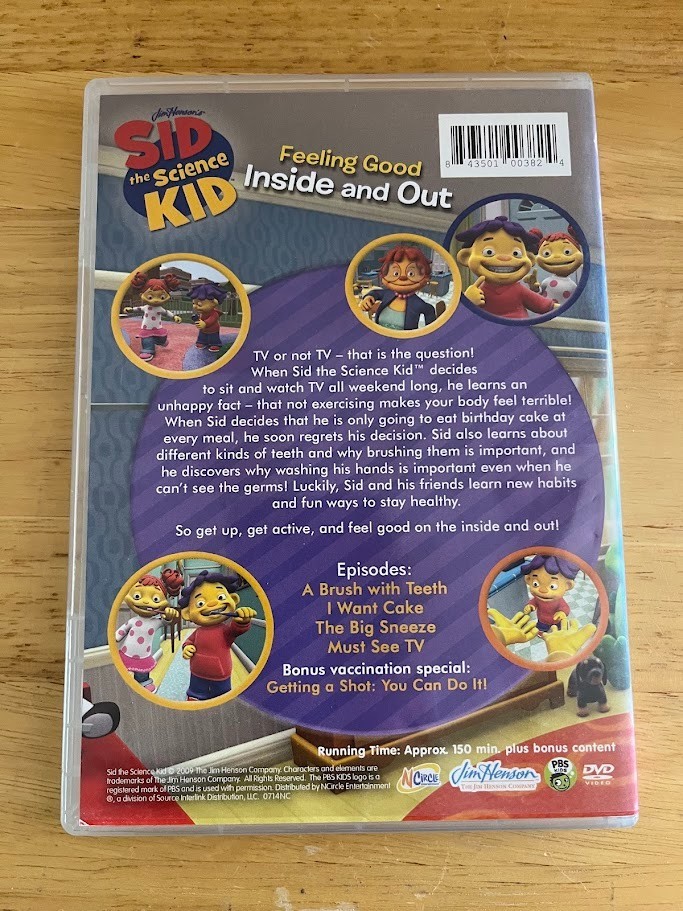 Sid the Science Kid - Feeling Good Inside and Out DVD, 2009 | eBay