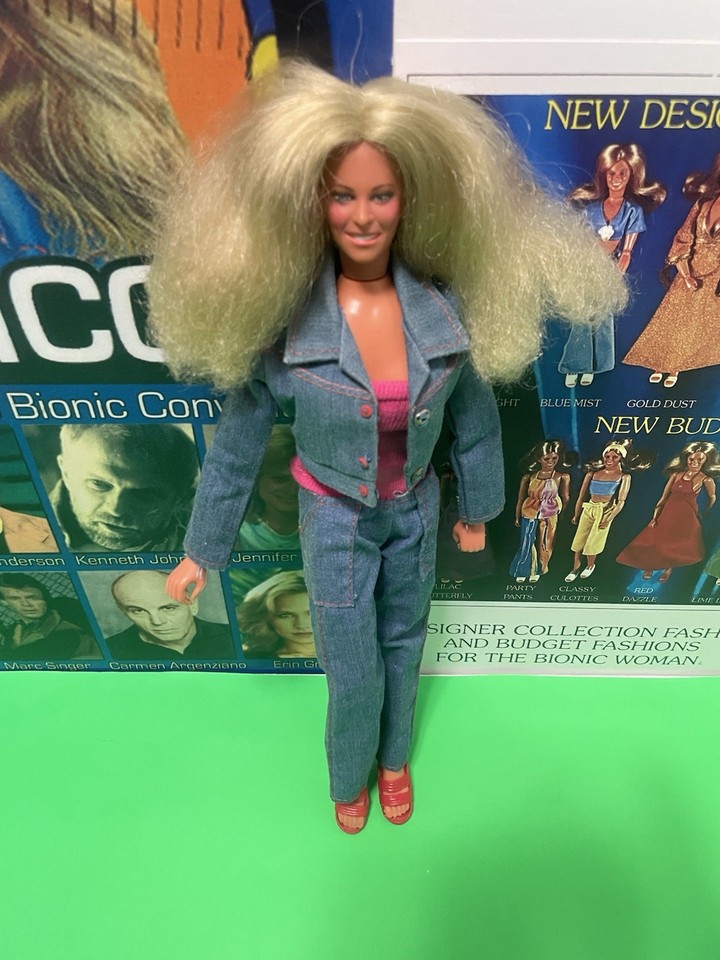 KENNER BIONIC WOMAN JAMIE SOMMERS W/DENIM FASHION DESIGNER OUTFIT VINTAGE 1976. | eBay