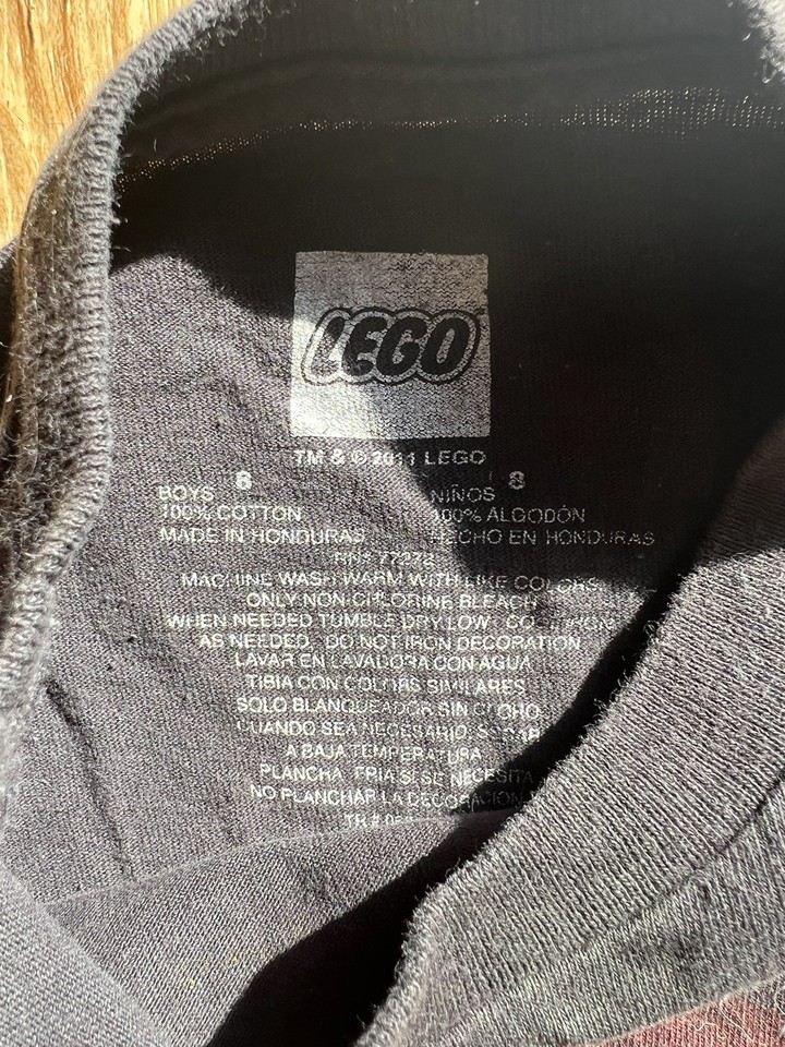 Ninjago T Shirt Boys Size 8 Kai The Red Ninja VTG Lego Movie Tee Youth ...