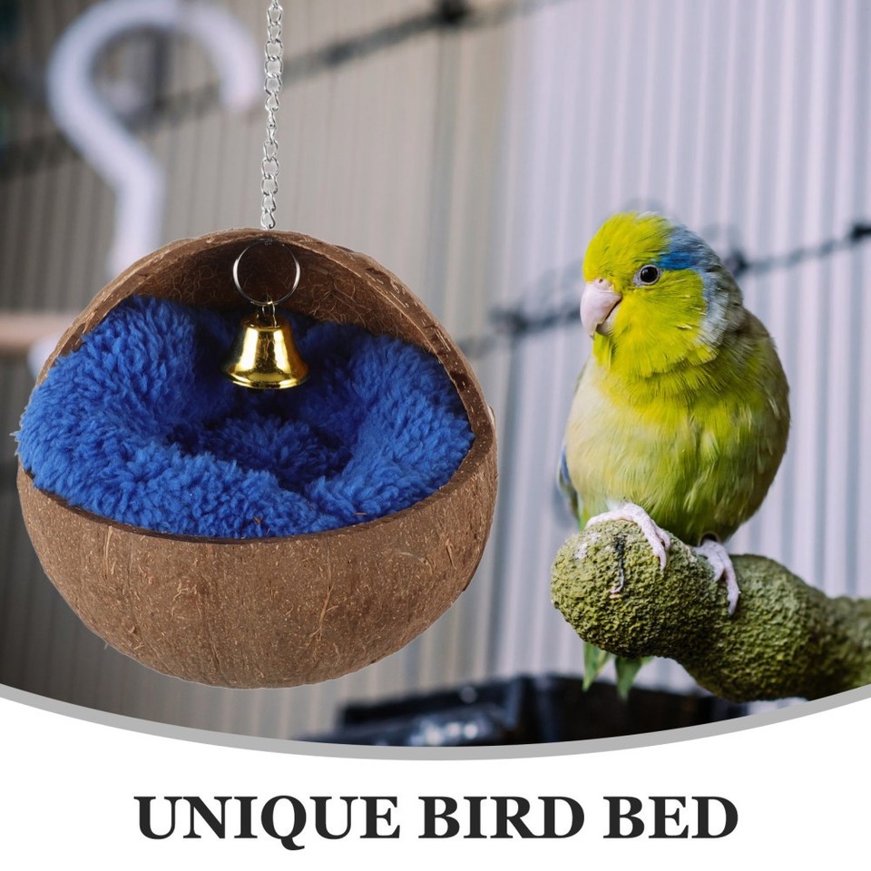 1 Set Coconuts Shell Nest Bird Nest Natural Coconuts Shell Bird Nests ...