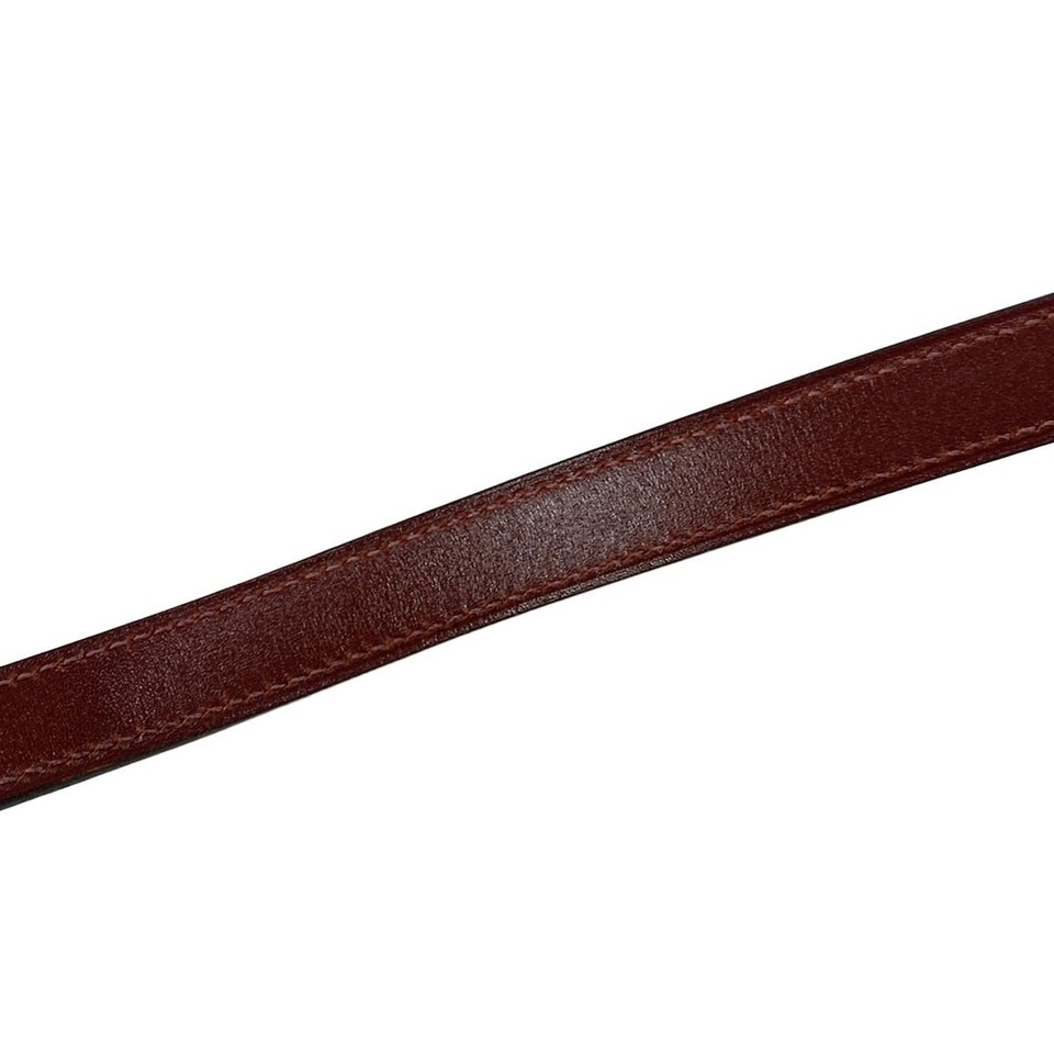 Auth HERMES Evelyne TPM silver fittings rouge ash Box Calf Square F ...