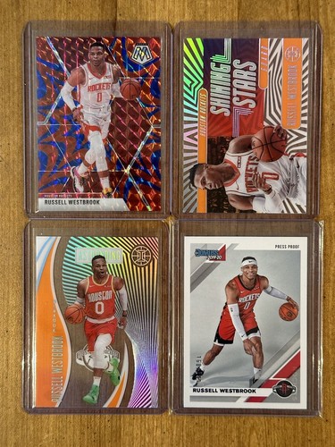 (4) Russell Westbrook Houston Rockets Lot w/ #d | eBay