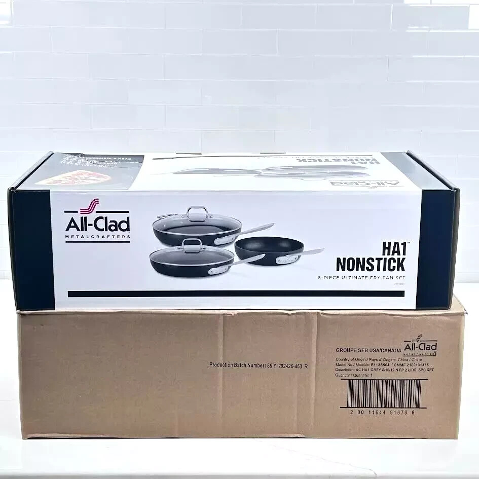 All-clad HA1 Hard Anodized Cookware Sets (Your Choice HA1 5pc, 8pc ...