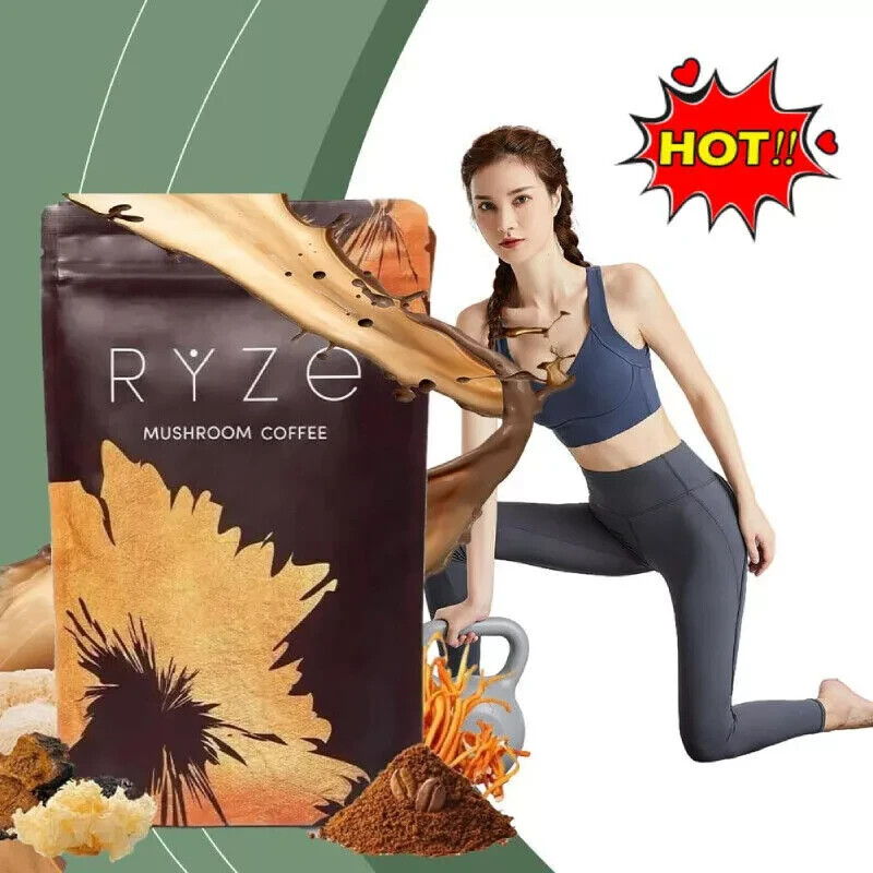 RYZE Mushroom Coffee 30 Servings Per Pack - PACK OF 2 | eBay