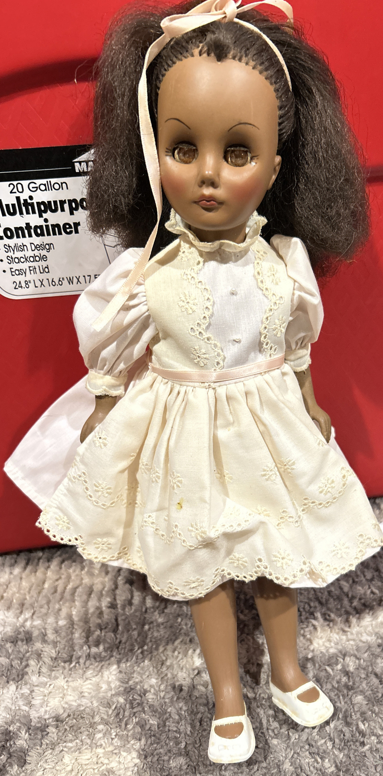 Vintage 15" Effanbee 1978 African American doll sleepy eyes | eBay