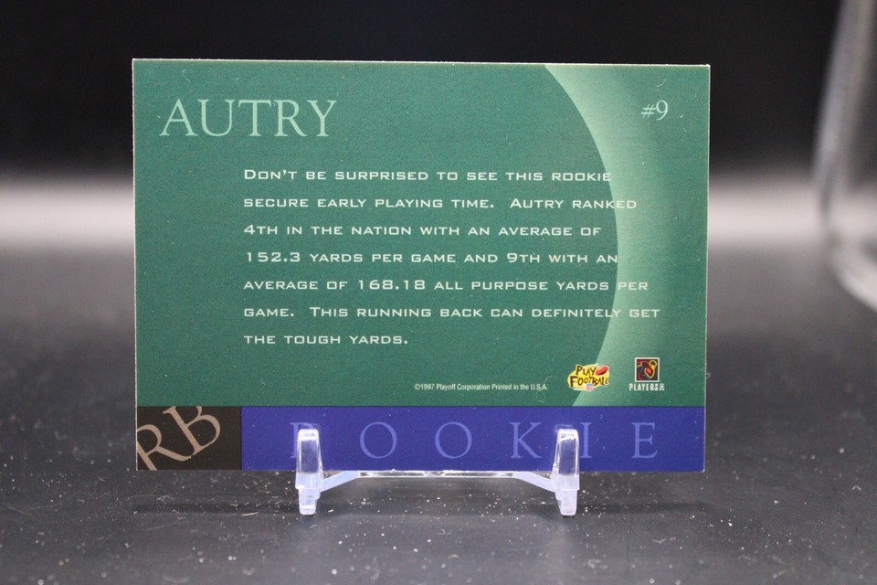 Darnell Autry, Chicago Bears, 1997 Playoff, Rookie, #9 | eBay