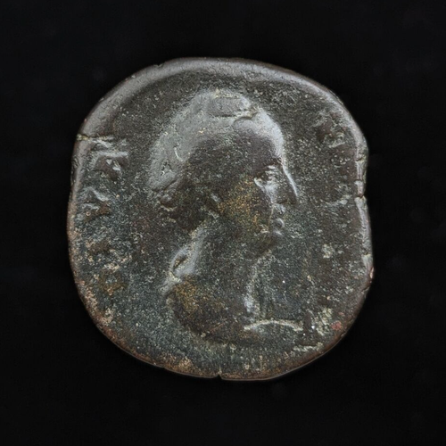 Roman Bronze Coin -- Faustina the Elder As | eBay