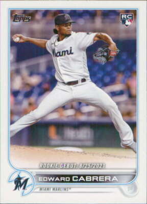2022 Topps Update #US231 Edward Cabrera Miami Marlins | eBay